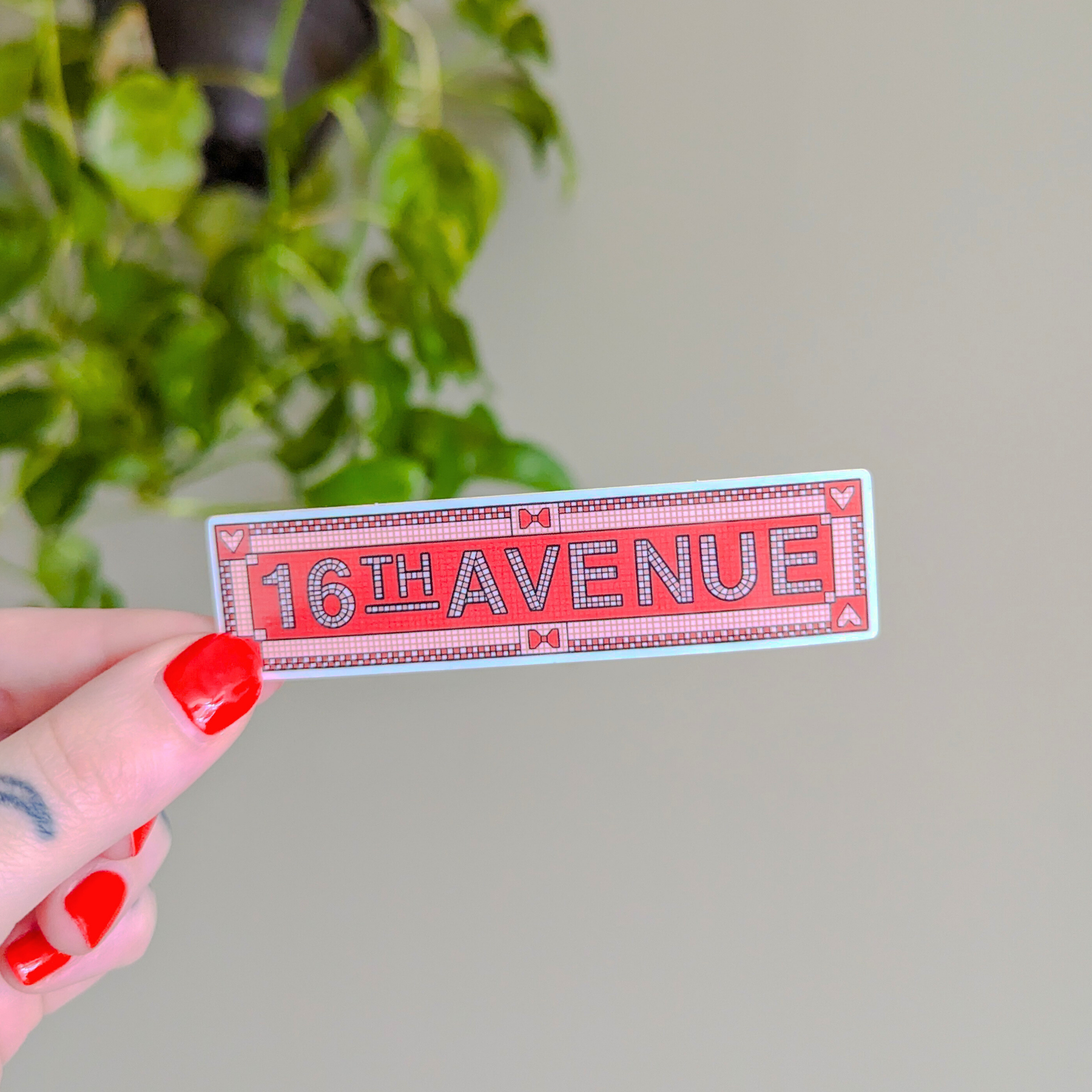 16th avenue sticker *limited edition* – allymakesmagic™