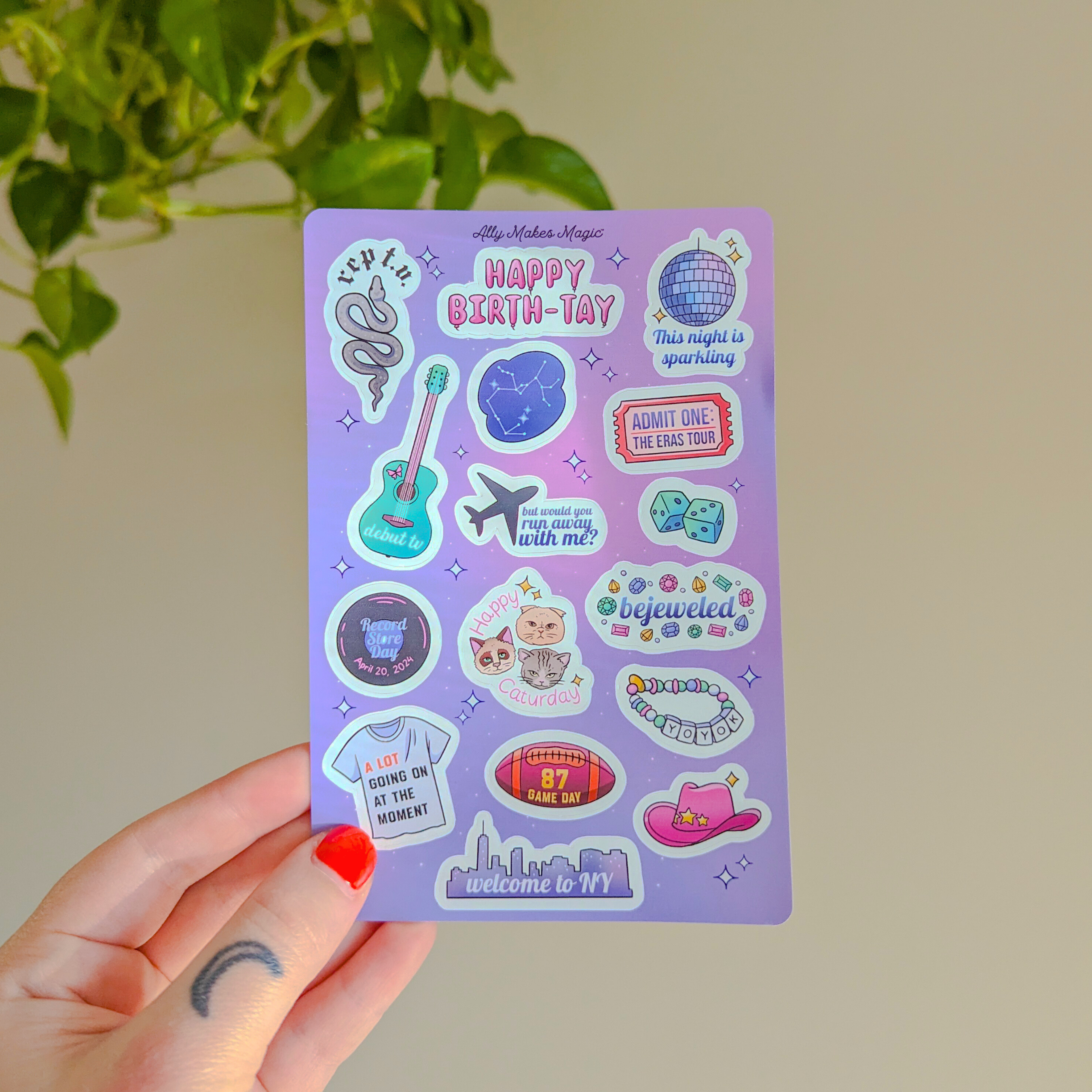 stars all aligned sticker sheet – allymakesmagic™